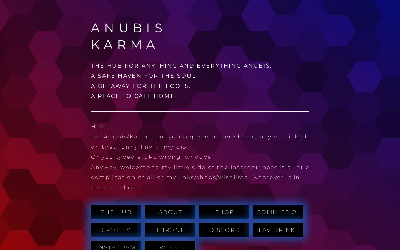 ANUBIS KARMA